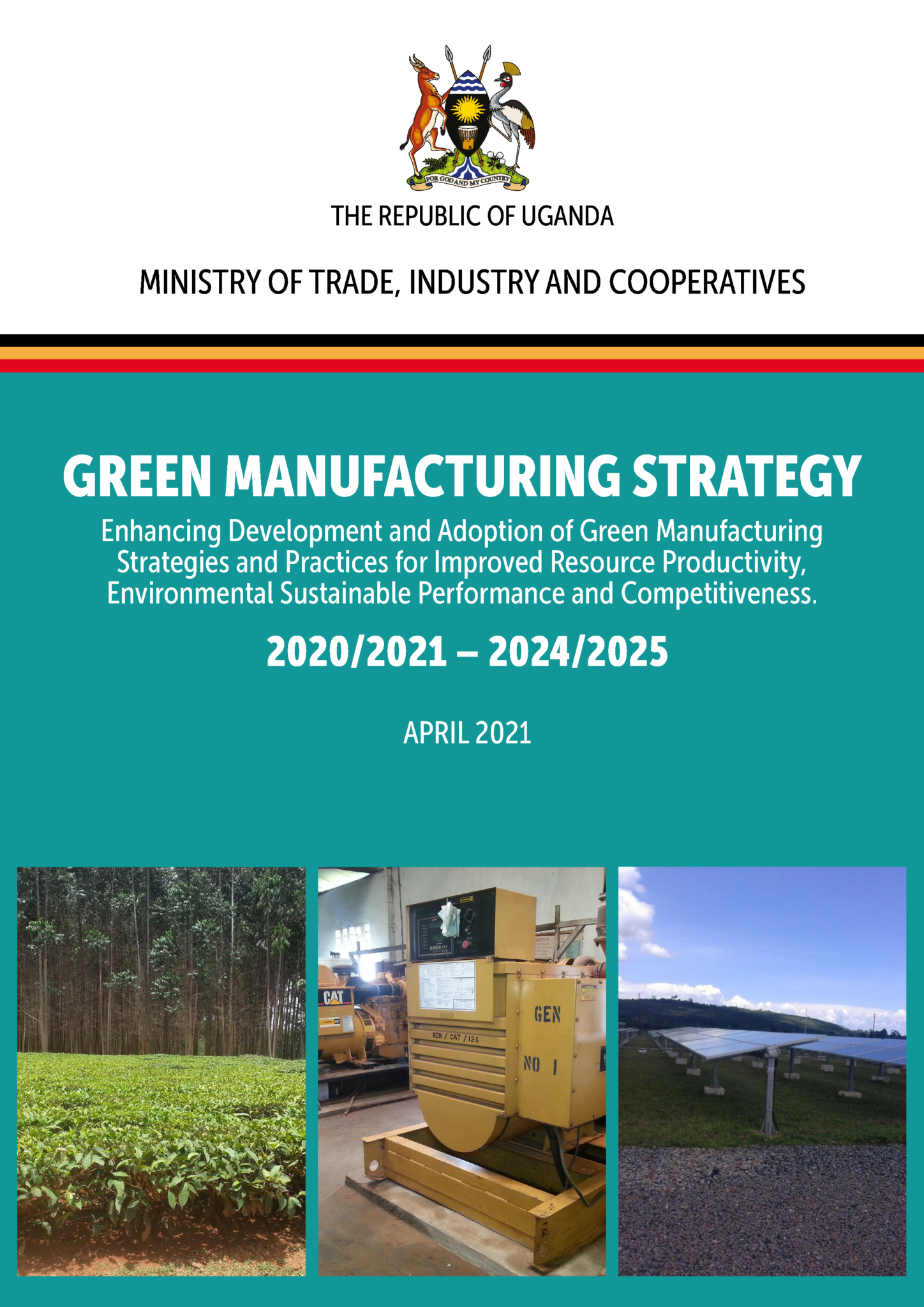 GREEN MANUFACTURING STRATEGY 2020 – 2025 - National Renewable Energy ...